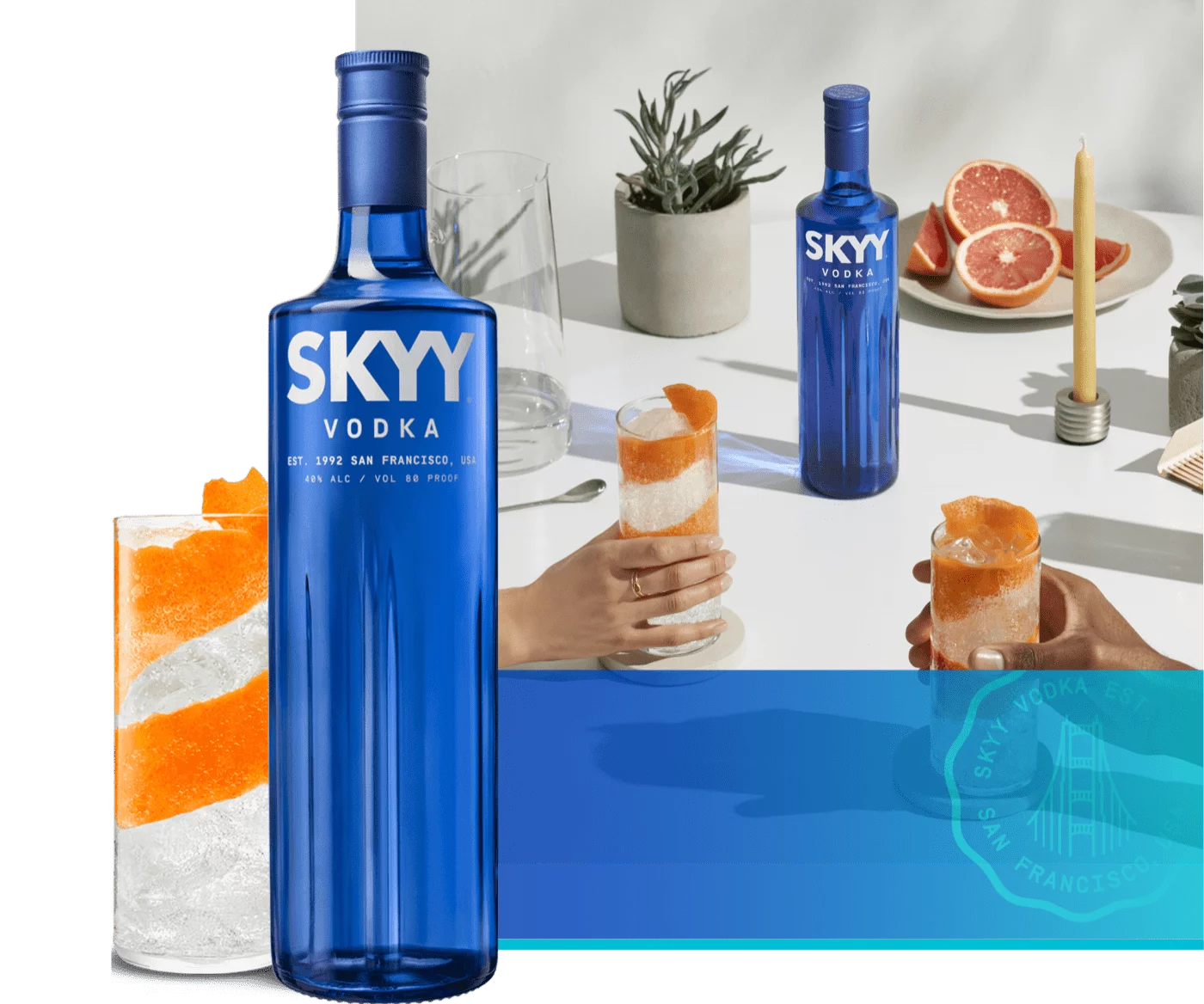 Skyy Vodka Glasses Skyy Vodka Glasses